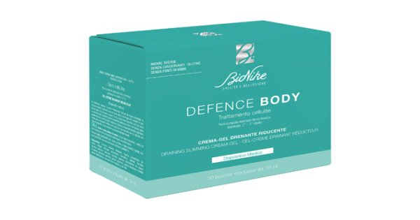 DEFENCE BODY TRATTAMENTO CELLULITE CREMA GEL DRENANTE RIDUCENTE 30 BUSTINE DA 10 ML