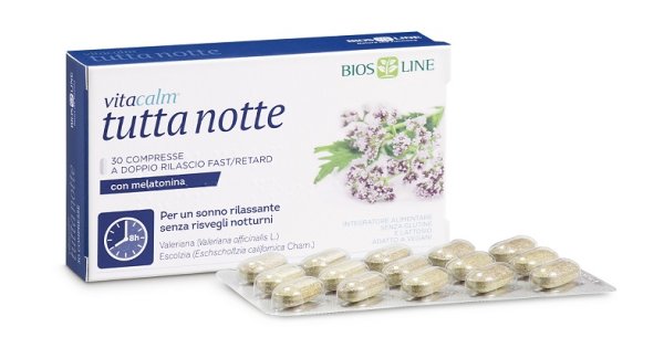 VITACALM TUTTA NOTTE CON MELATONINA 30 COMPRESSE
