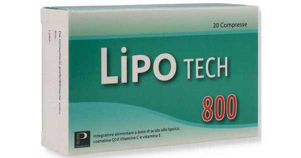 LIPOTECH 800 20 COMPRESSE