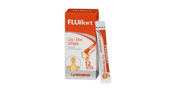 FLUIFORT*sciroppo 12 bustine 2,7 g/10 ml